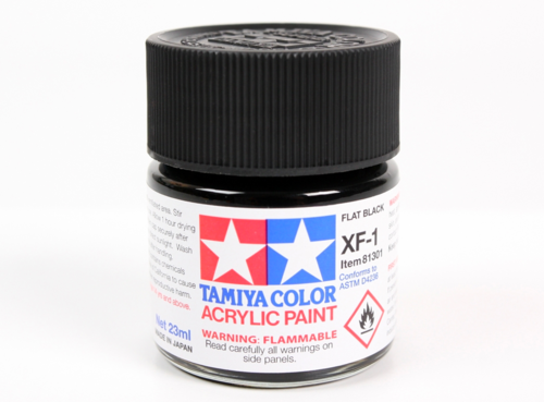 Tamiya 81301 Acryl XF-1 Flat Black Matt