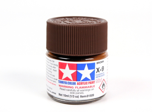 Tamiya x09 X-9 Brown Gloss