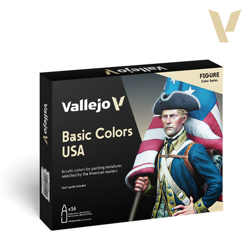 Vallejo 70140 Model Color - Basic Color USA Set