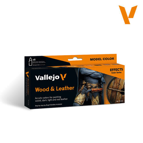 Vallejo 70182 Model Color - Wood and Leather Set
