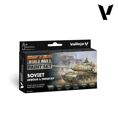 Vallejo 70202 WWII-Soviet Armour & Infantry