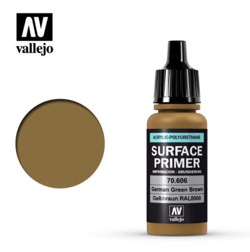 Vallejo 70606 Surface Primer German Green Brown RAL8000