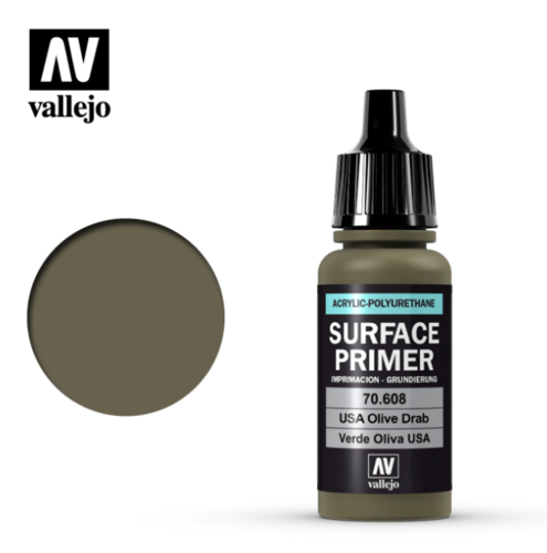 Vallejo 70608 Surface Primer US Olive Drab