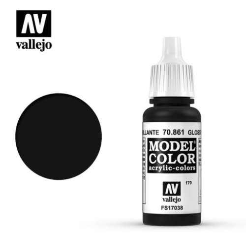 Vallejo 70861 Glossy Black MC170 Gloss