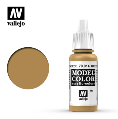 Vallejo 70914 Green Ochre MC119 Matt