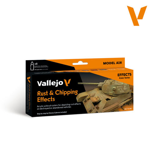 Vallejo 71186 Model Air - Rust & Chipping Effects Set