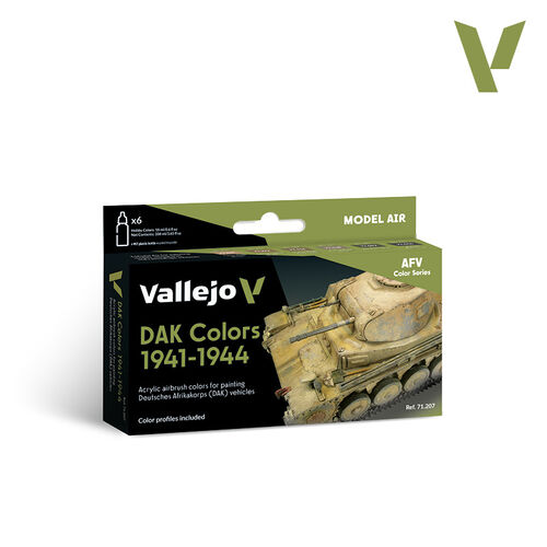 Vallejo 71207 AFV Color Series - DAK Colors 1941-44 set