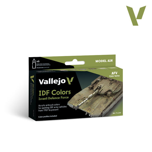 Vallejo 71210 AFV Color Series - IDF Colors set