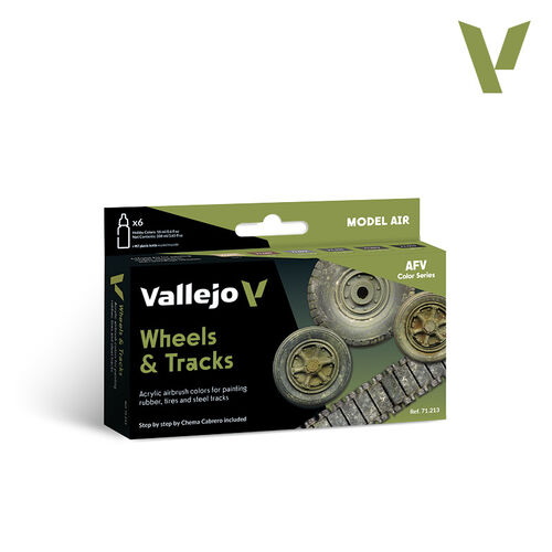 Vallejo 71213 AFV Color Series - Wheels & Trucks set