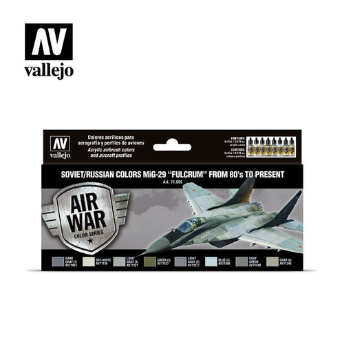 Vallejo 71605 Air War Color Series - Soviet/Russian Colors MiG-29 Fulcrum from 80s to present