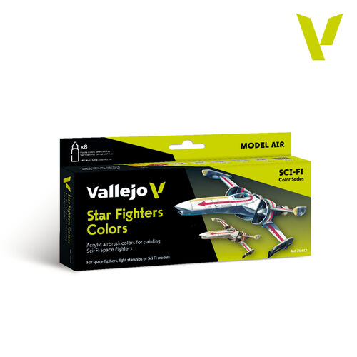 Vallejo 71612 Model Air Set Star Fighters Colors (8)
