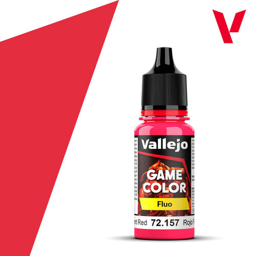 Vallejo 72157 Fluo Red