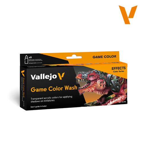 Vallejo 72190 Effects Color Series - Wash Game Color Set