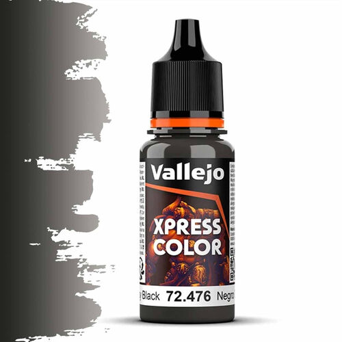 Vallejo 72476 Xpress Greasy Black Acrylic