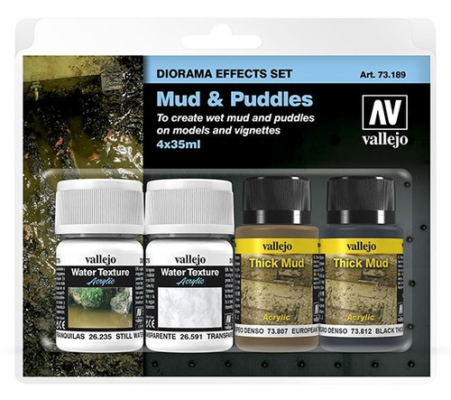 Vallejo 73189 Diorama Effects Set - Mud & Puddles set