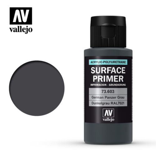 Vallejo 73603 Surface Primer German Panzer Grey RAL7021