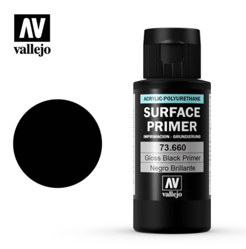 Vallejo 73660 Surface Primer Gloss Black