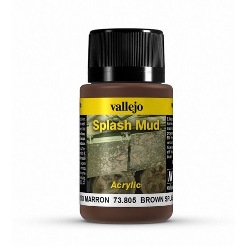 Vallejo 73805 Splash Mud - Brown Splash Mud