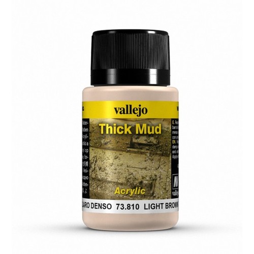 Vallejo 73810 Thick Mud - Light Brown Mud