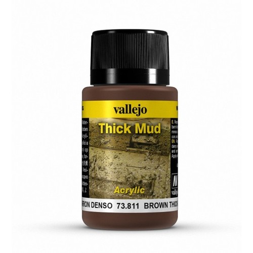 Vallejo 73811 Thick Mud - Brown Mud