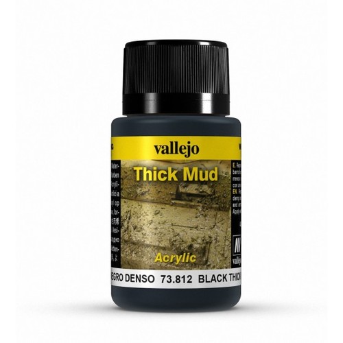 Vallejo 73812 Thick Mud - Black Mud