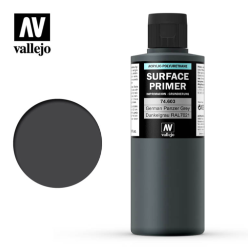 Vallejo 74603 Surface Primer German Panzer Grey RAL7021