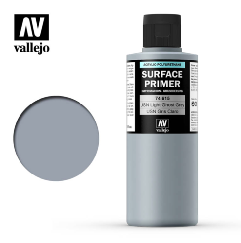 Vallejo 74615 Surface Primer USN Light Ghost Grey FS36375