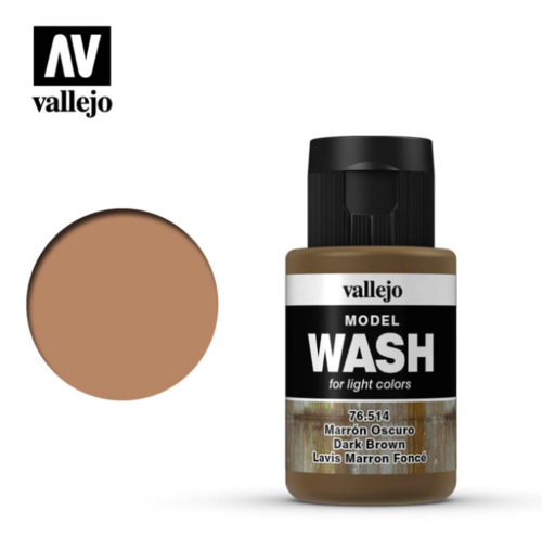 Vallejo 76514 Model Wash Dark Brown