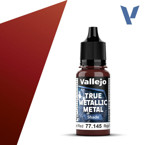 Vallejo 77145 True Metallic Metal SHADE - Forged Red
