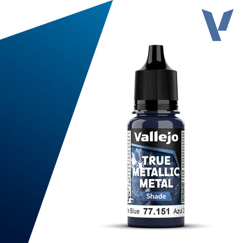 Vallejo 77151 True Metallic Metal SHADE - Sapphire Blue
