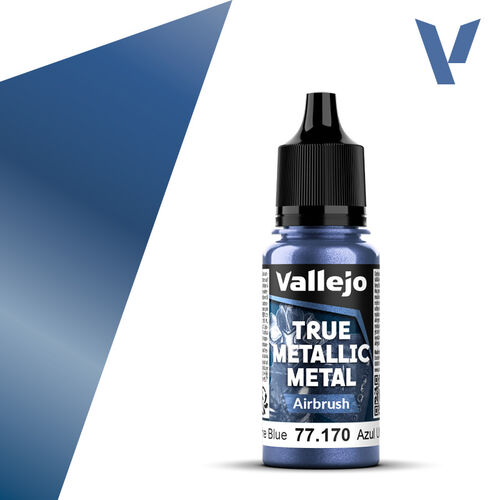 Vallejo 77170 True Metallic Metal AIRBRUSH - Ultramarine Blue