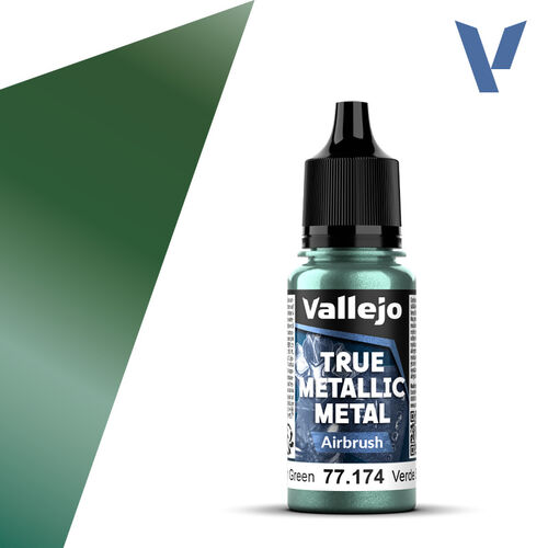 Vallejo 77174 True Metallic Metal AIRBRUSH - Dusken Green