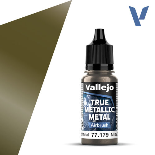 Vallejo 77179 True Metallic Metal AIRBRUSH - Aged Metal