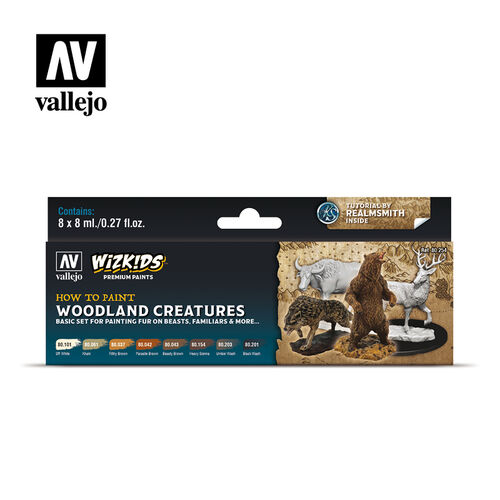 Vallejo 80254 Woodland Creatures Set