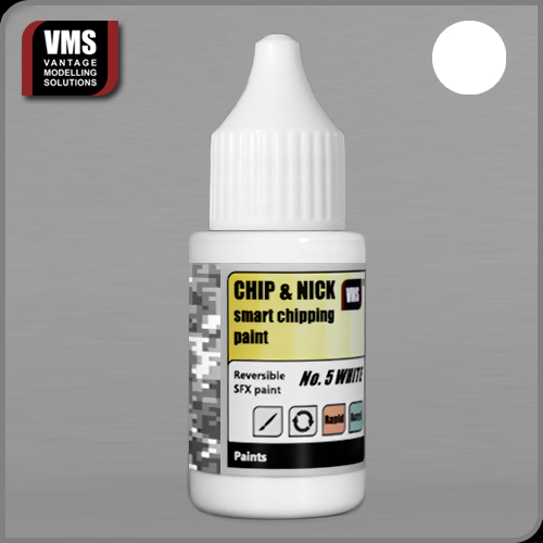 VMS CNX05 Chip And Nick Smart Chipping Paint No. 5 - White