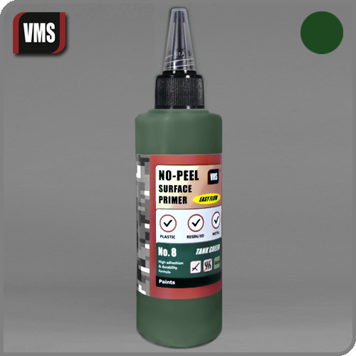 VMS NPS-008 No-Peel Primer Tank Green No. 8