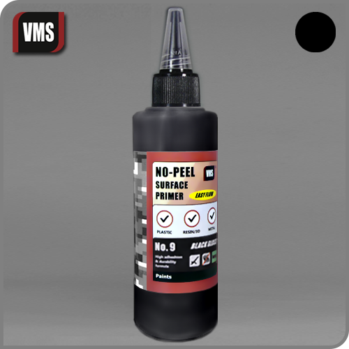 VMS NPS-009 No-Peel Surface Primer Black Gloss No. 9