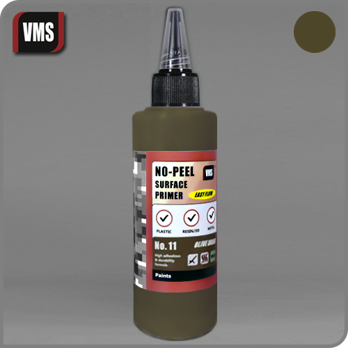 VMS NPS-011 No-Peel Surface Primer Olive Drab No. 11
