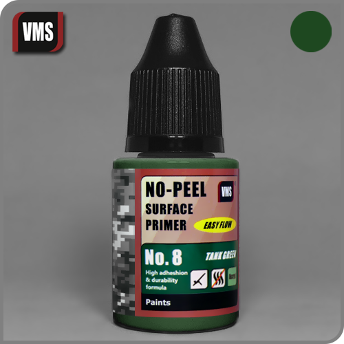 NEW! VMS PR08S No-Peel Primer Tank Green No.8