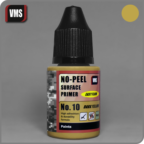 NEW! VMS PR10S No-Peel Primer Dark Yellow No.10