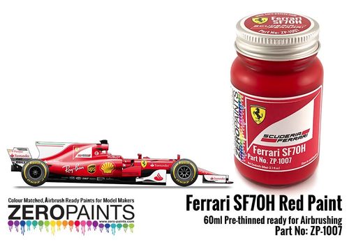 Zero Paints 1007-SF70H 1007 Ferrari Scuderia Red