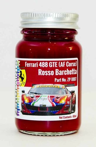 Zero Paints 1007GTE488ROSSO Ferrari 488 GTE (AF Corse) Rosso Barchetta Red Paint
