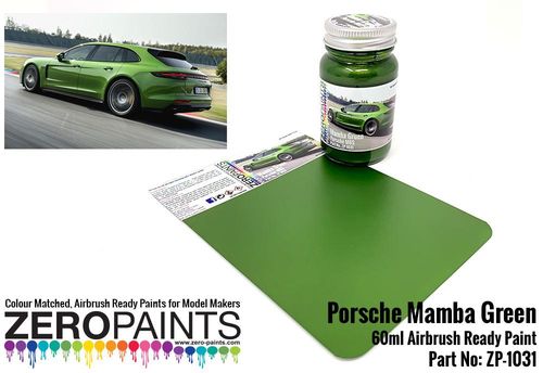 Zero Paints 1031-G Porsche Mamba Green Matt