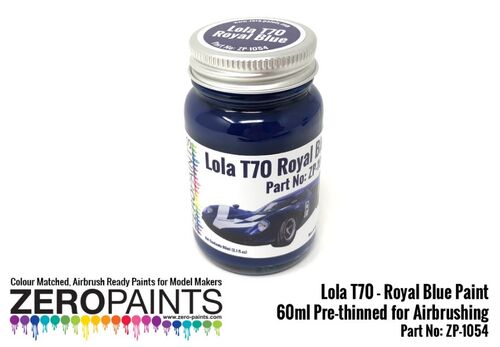 Zero Paints 1054 Lola T70 Royal Blue Matt