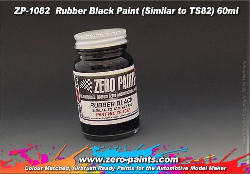 Zero Paints 1082 Rubber Black (Similar to TS82) Matt