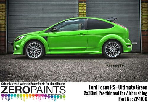 Zero Paints 1100 - Ford Focus RS Ultimate Green Paint