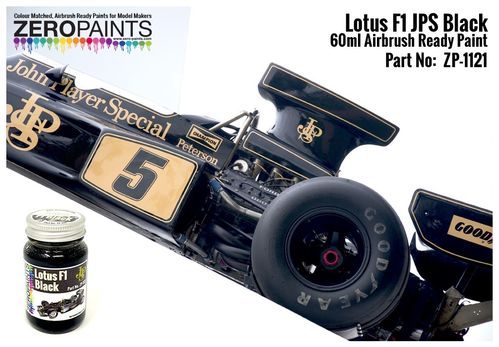Zero Paints 1121 Lotus F1 JPS Black Matt