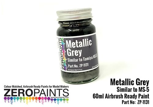 Zero Paints 1131 Metallic Grey Paint - Similar to Tamiya MS-5