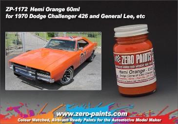 Zero Paints 1172 Hemi Orange (General Lee) Matt