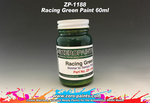 Zero Paints 1188 - Racing Green (Similar to TS43) Paint